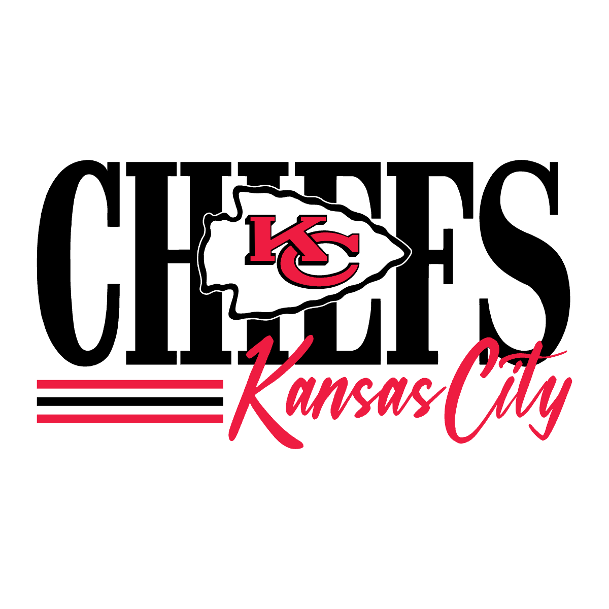 Kansas City Chiefs Football Logo SVG | Inspire Uplift