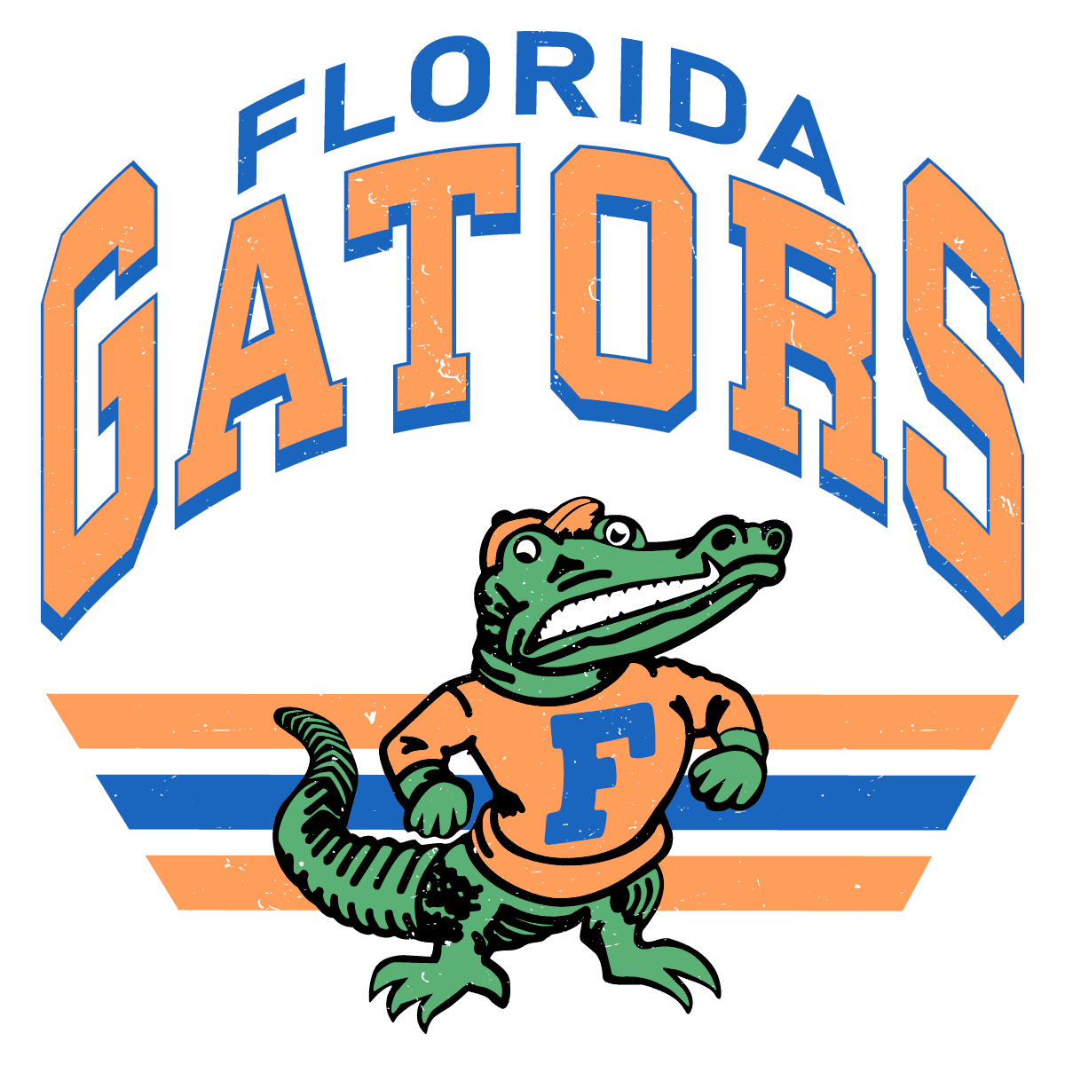 Retro Florida Gators SVG Digital Download Untitled | Inspire Uplift