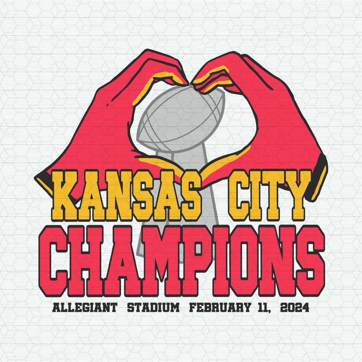 Kansas City Champions 2024 Super Bowl SVG | Inspire Uplift