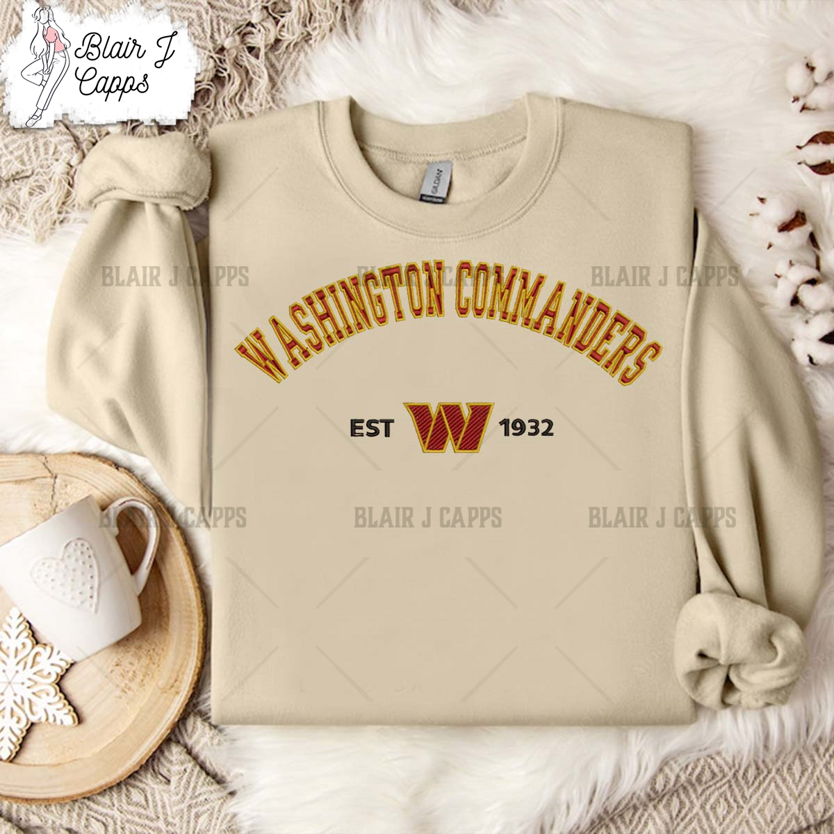 Washington Commanders Logo Embroidery Design, Washington Com | Inspire ...
