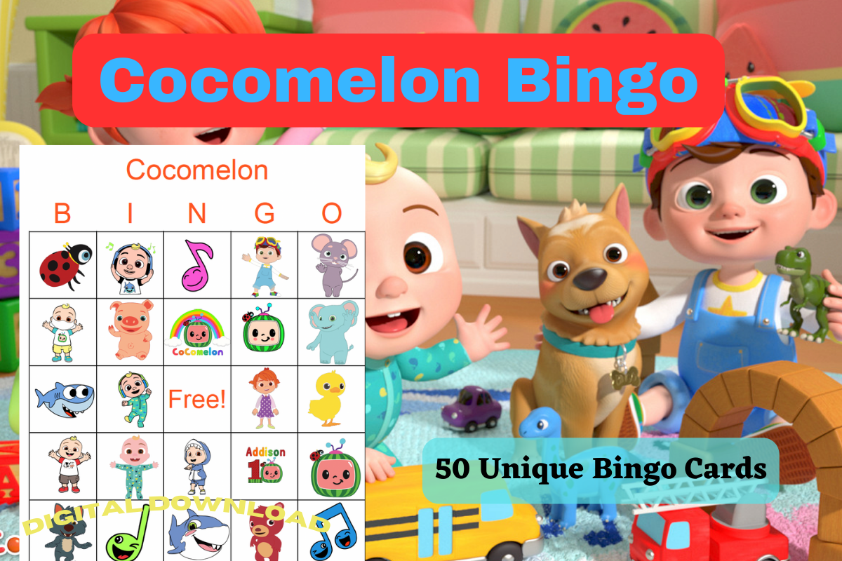 Cocomelon Bingo Printables: Interactive Fun for Kids and Fam | Inspire ...
