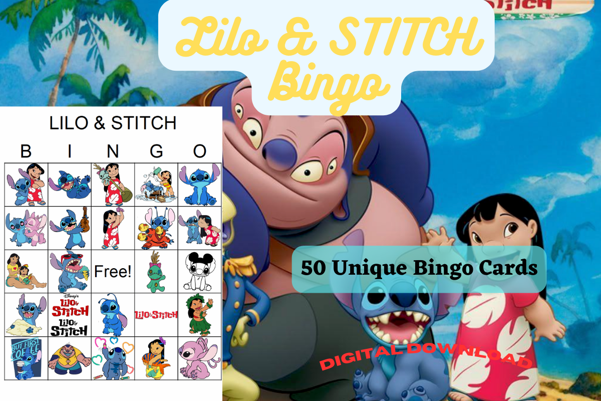 Lilo and Stitch Bingo Printable: Tropical Fun for All Ages | Inspire Uplift