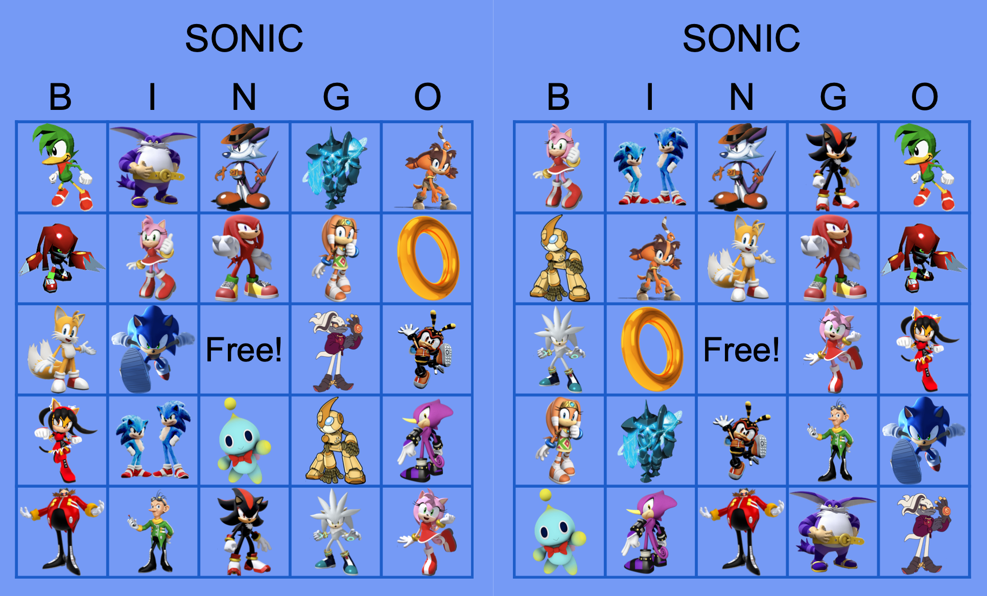 Sonic Bingo Game,Cards Printable,Party Game,50 Minecraft uni | Inspire ...