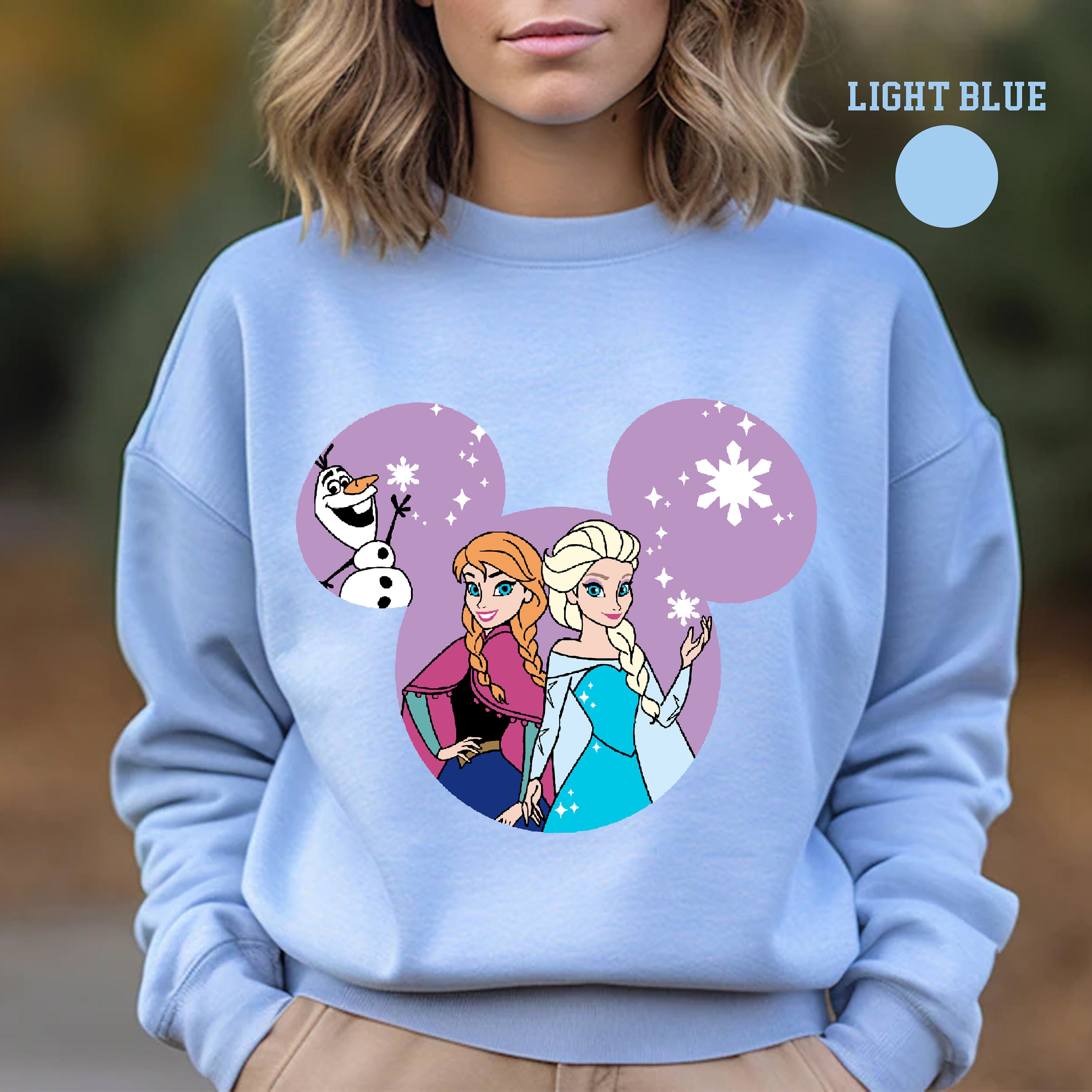 Frozen Elsa and Anna Sweatshirt, Magic Kingdom Frozen Elsa W | Inspire ...