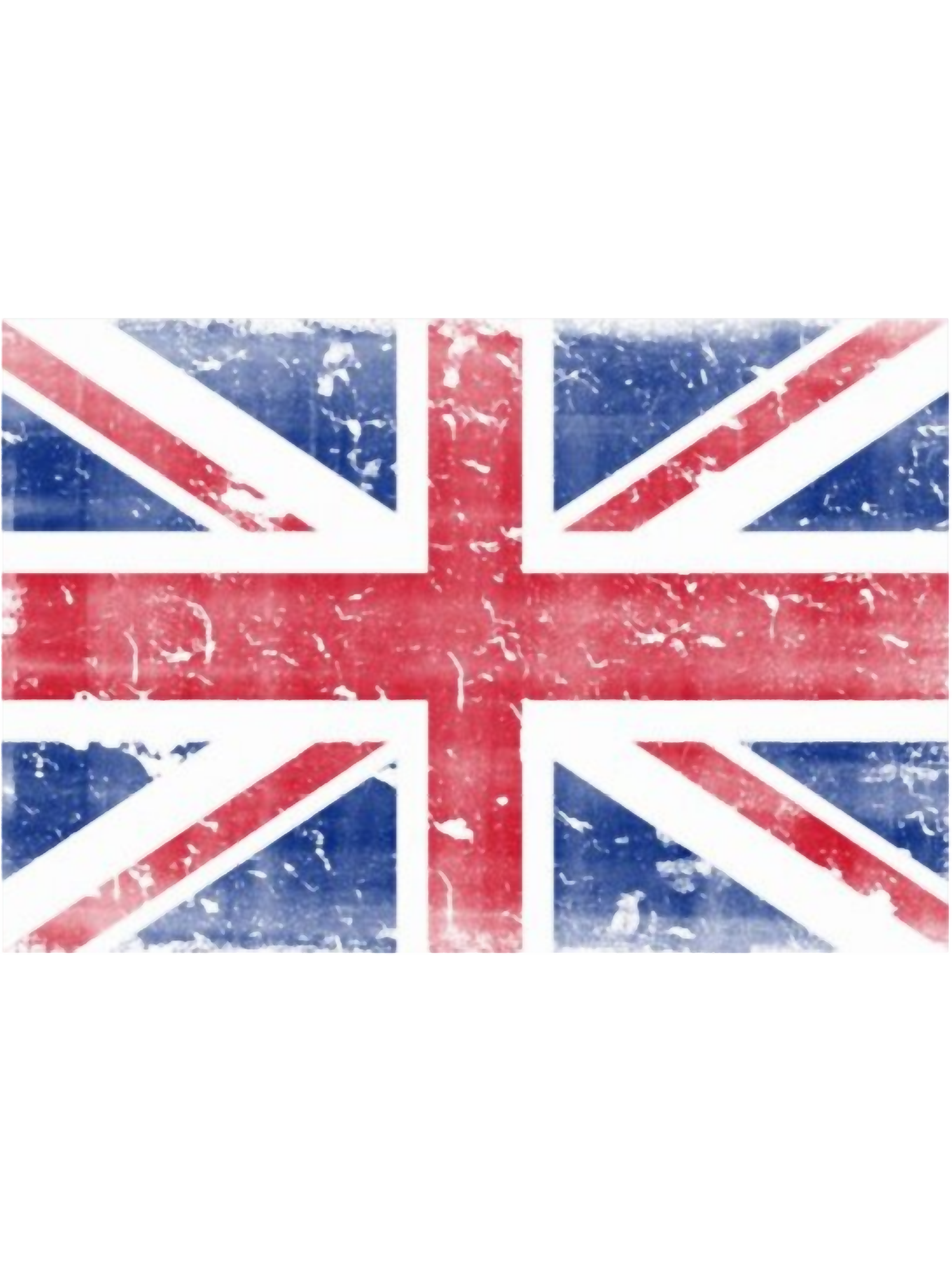 Union Jack Distressed British Flag Design Long | Inspire Uplift