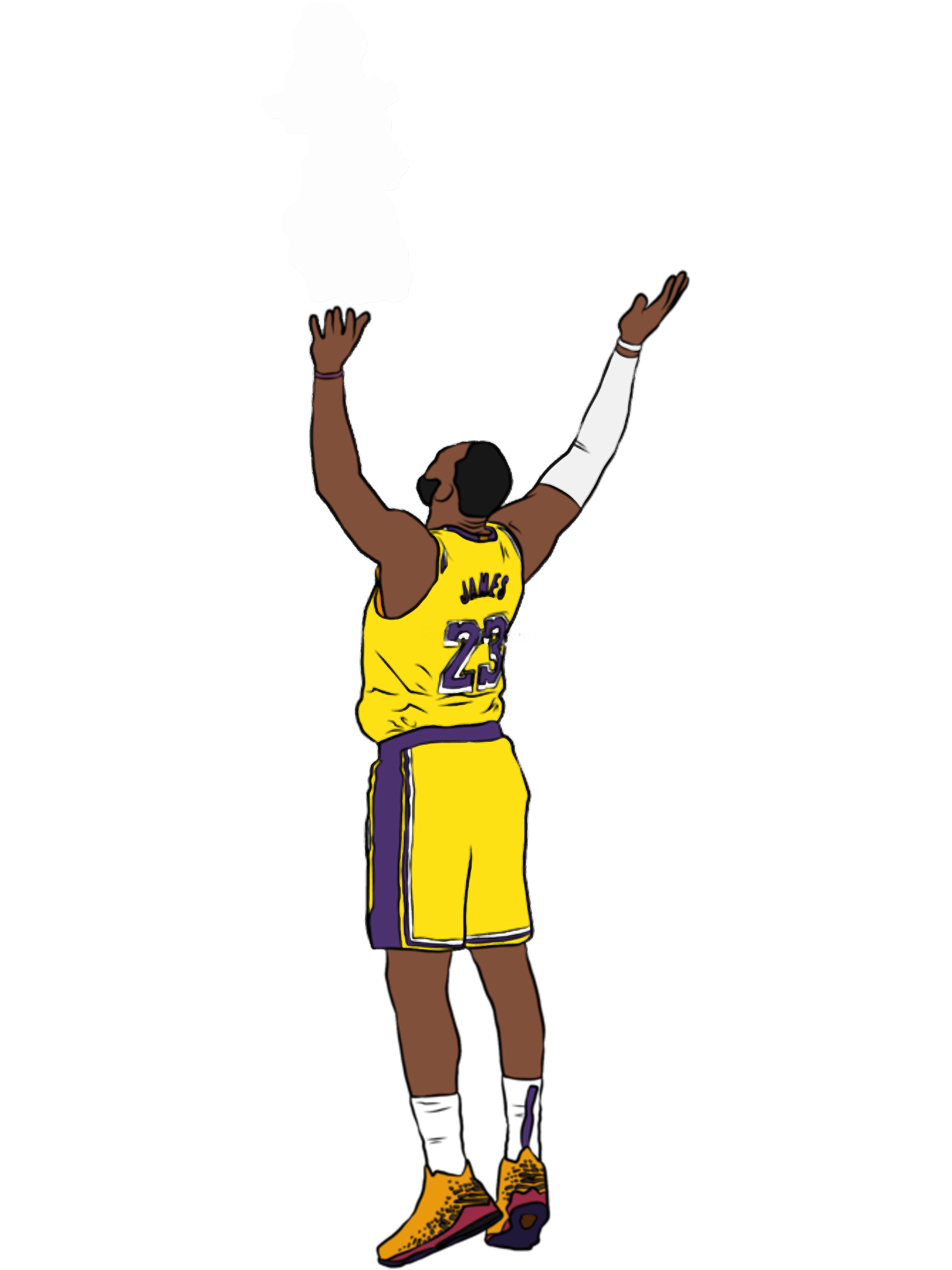 LeBron James Chalk Toss | Inspire Uplift