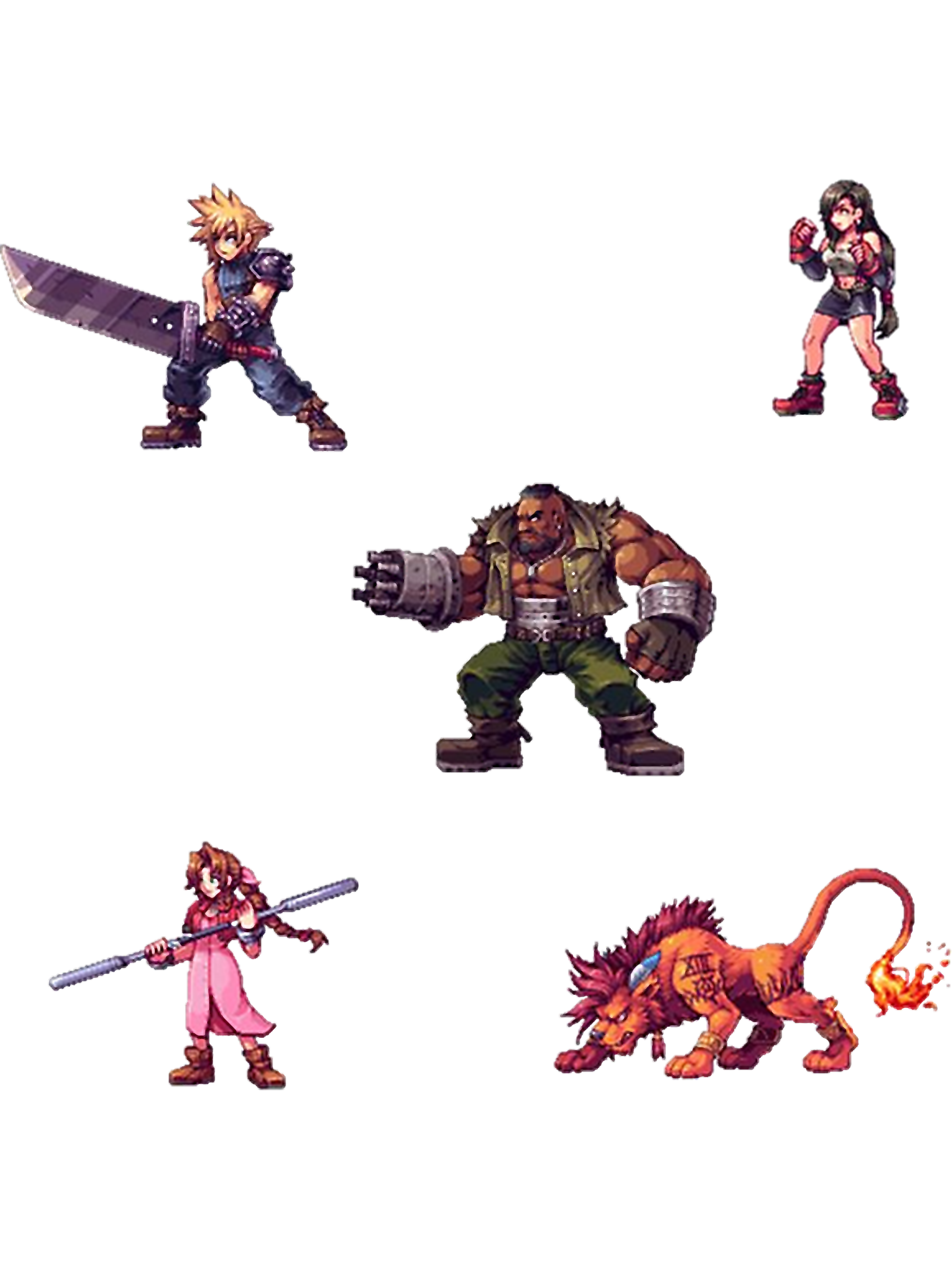 FFVII Cloud amp Friends | Inspire Uplift