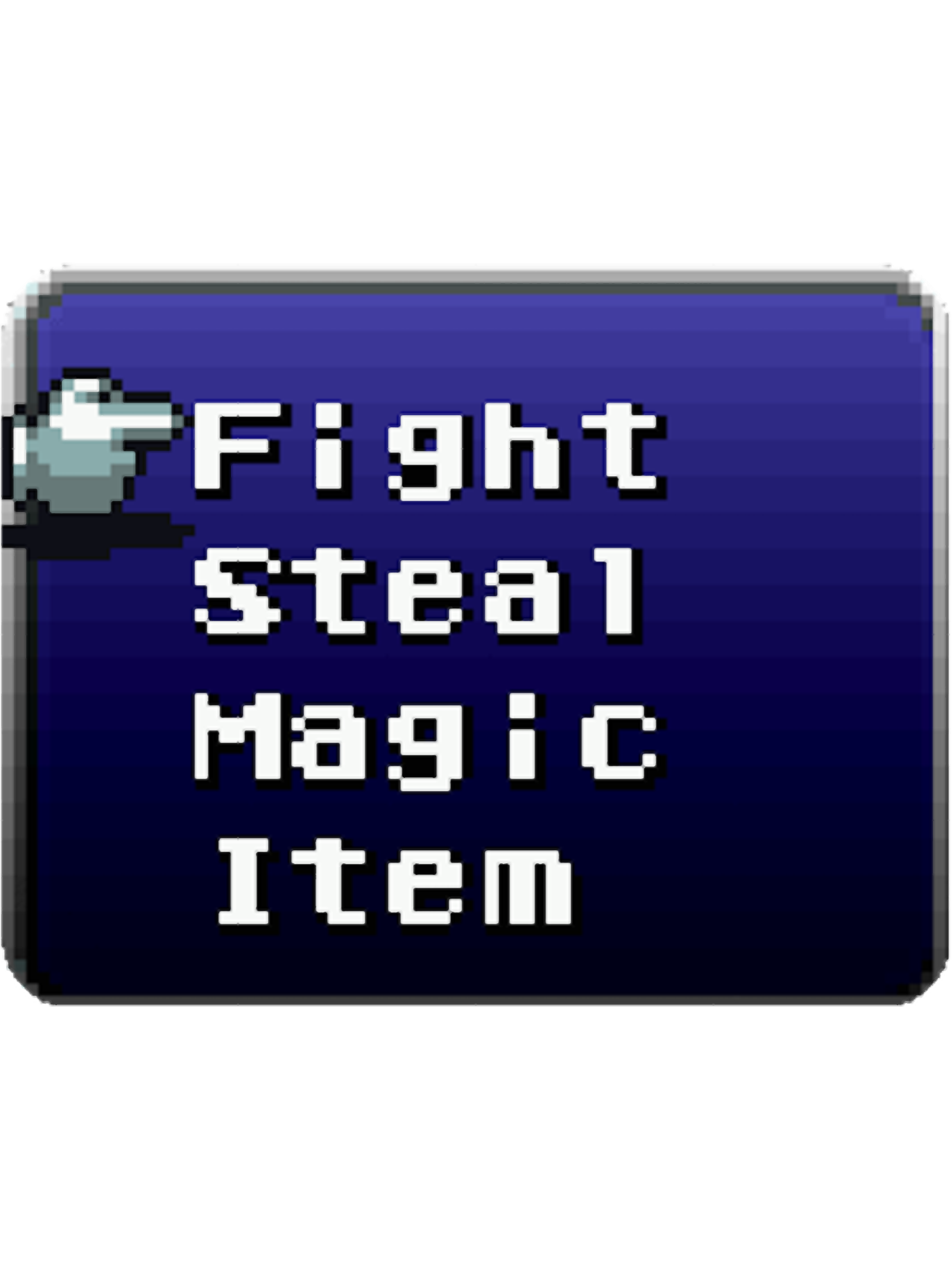 Final Fantasy VI 6 VII 7 Menu | Inspire Uplift