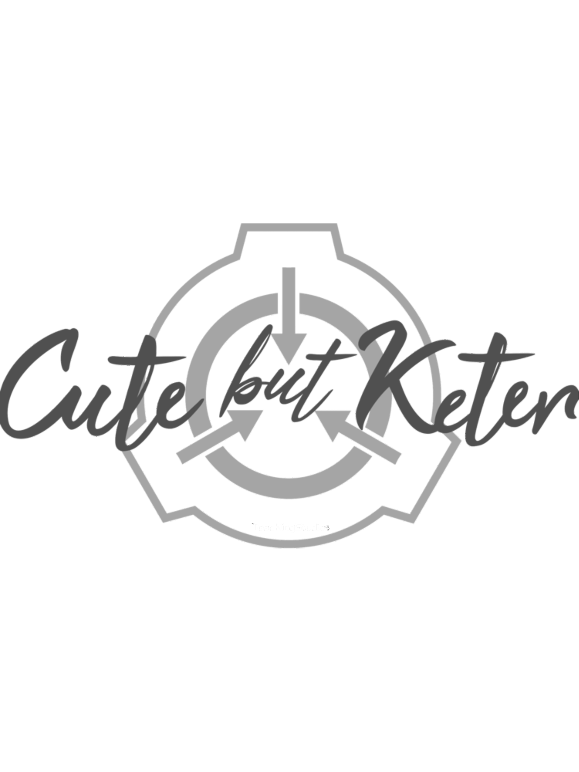 Grey Cute but Keter SCP Logo SCP Foundation - Inspire Uplift