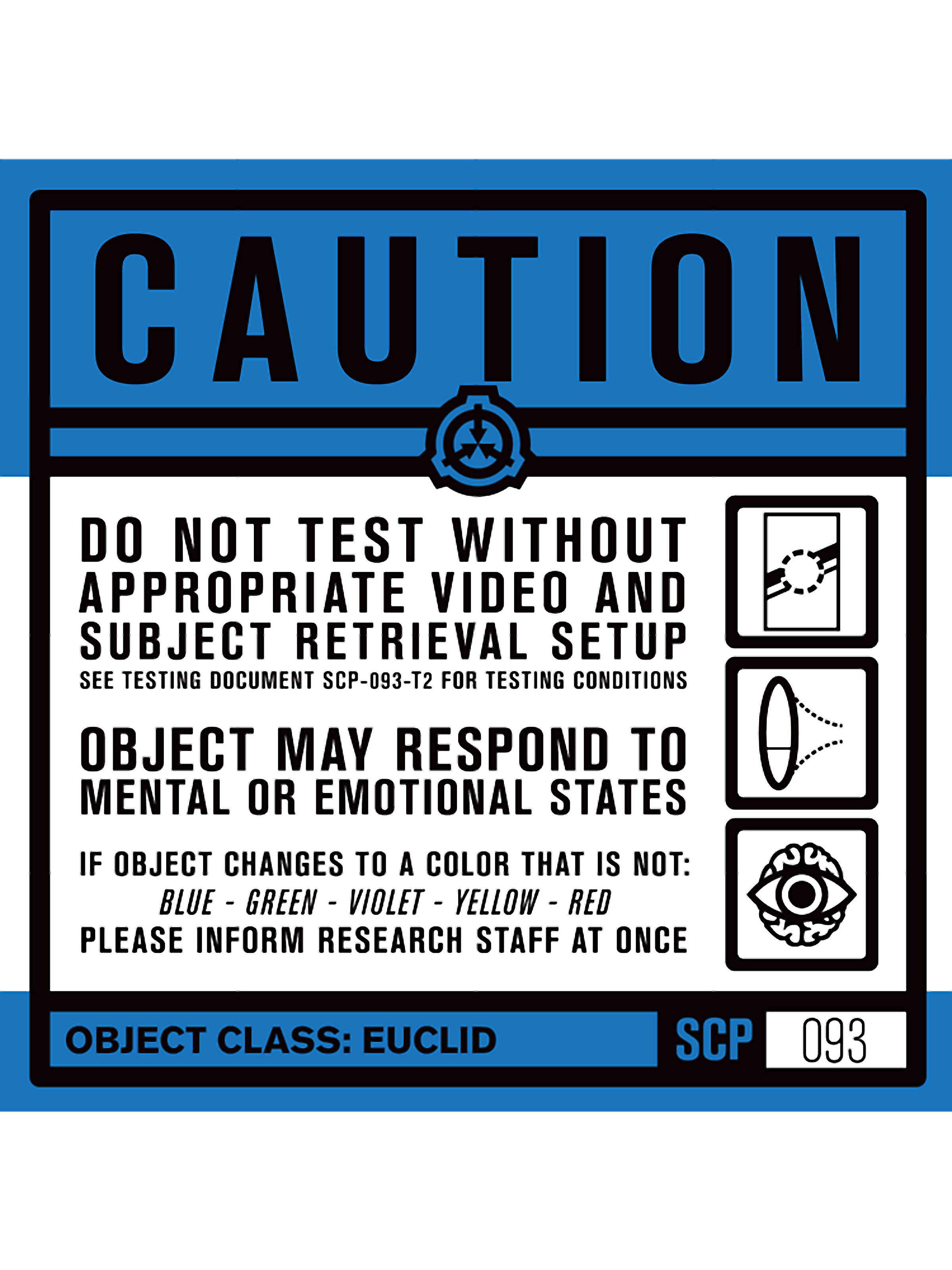 SCP 093 Warning Sign | Inspire Uplift