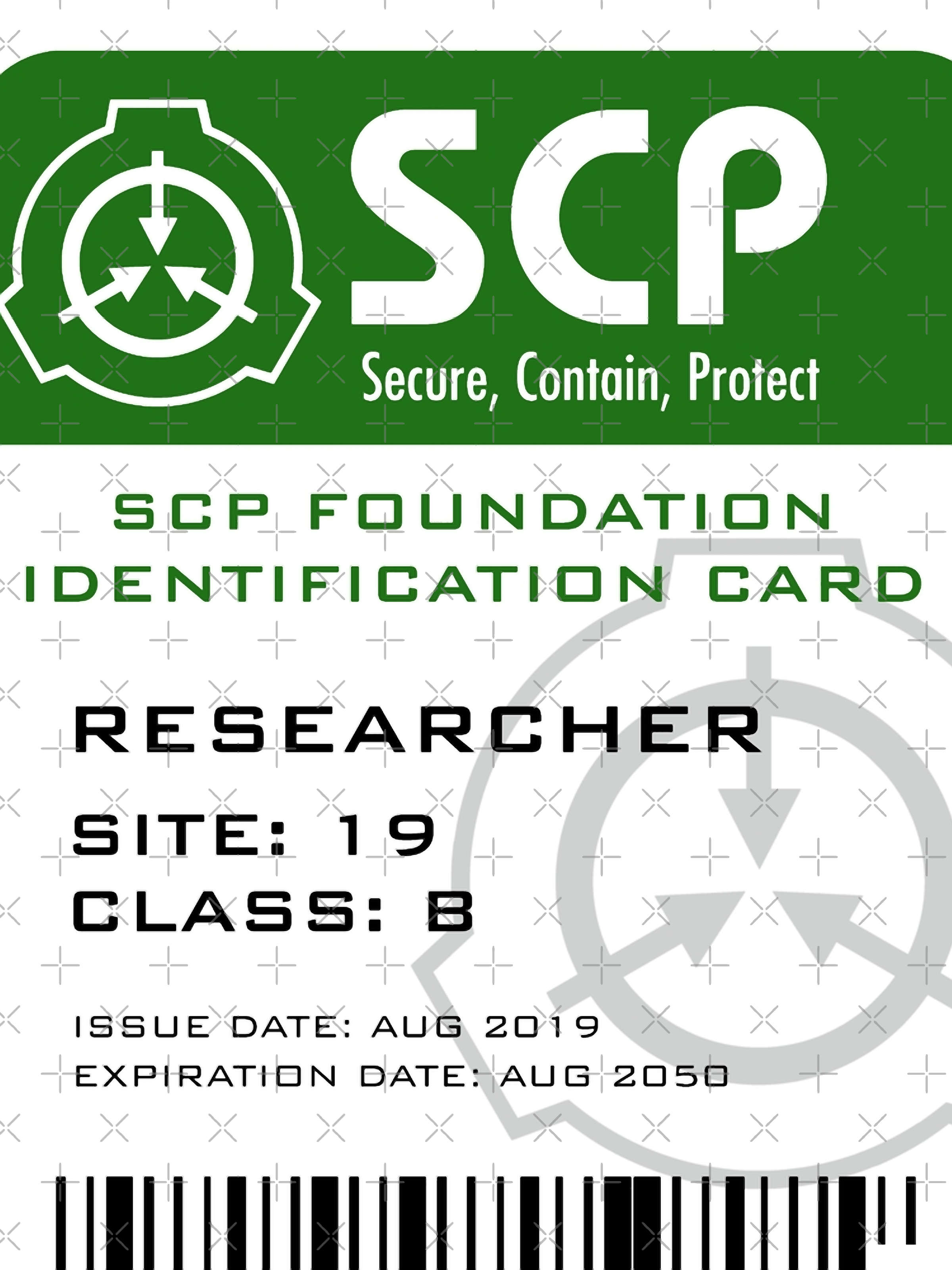 SCP Foundation Researcher BadgeGraphic | Inspire Uplift