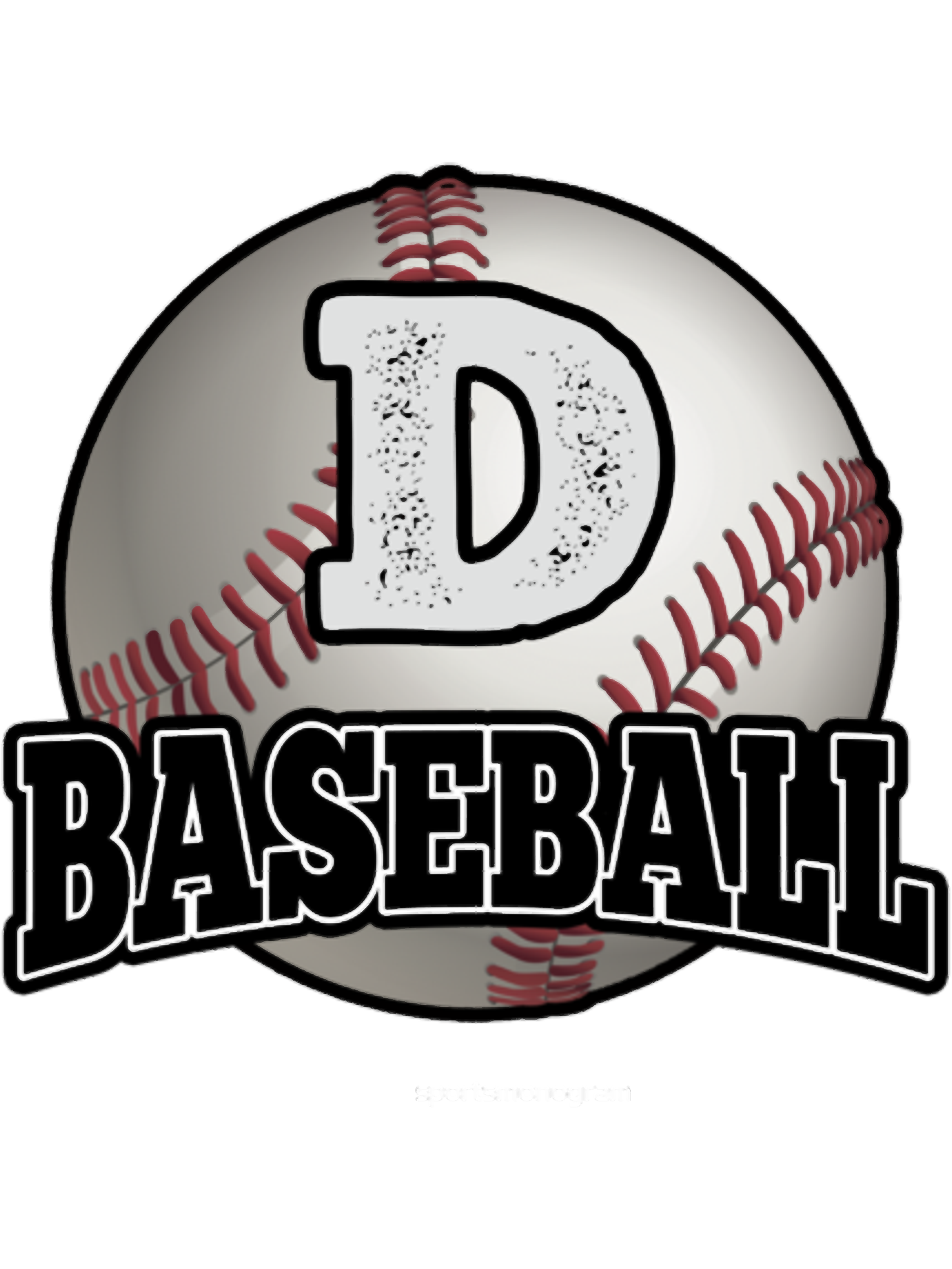 Monogram D Baseball Logo | Inspire Uplift
