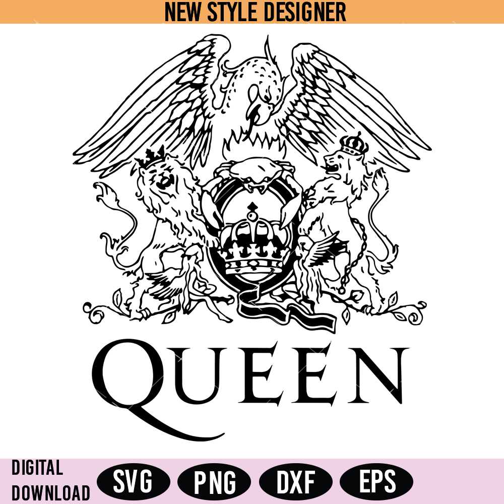 Royal Queen Vector, Majestic Queen SVG, Crowned Queen SVG, F | Inspire ...