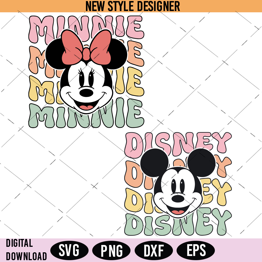 Magical Mouse Svg Bundle, Mickey Svg, Mouse Girl Svg, Instan - Inspire ...