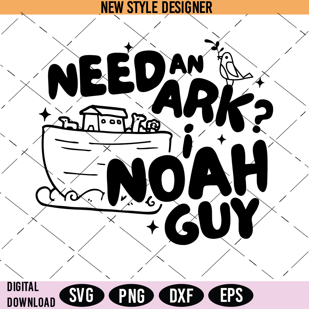 Need an Ark I Noah Guy Svg Png, Christian Svg, Biblical Humo | Inspire ...