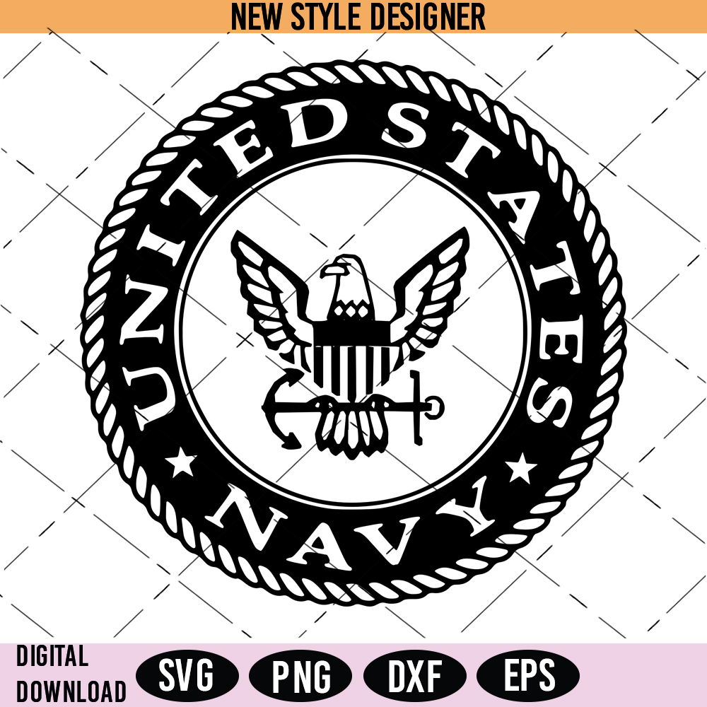 United States Navy Seal Svg Png, Navy Emblem Svg, Military S | Inspire ...