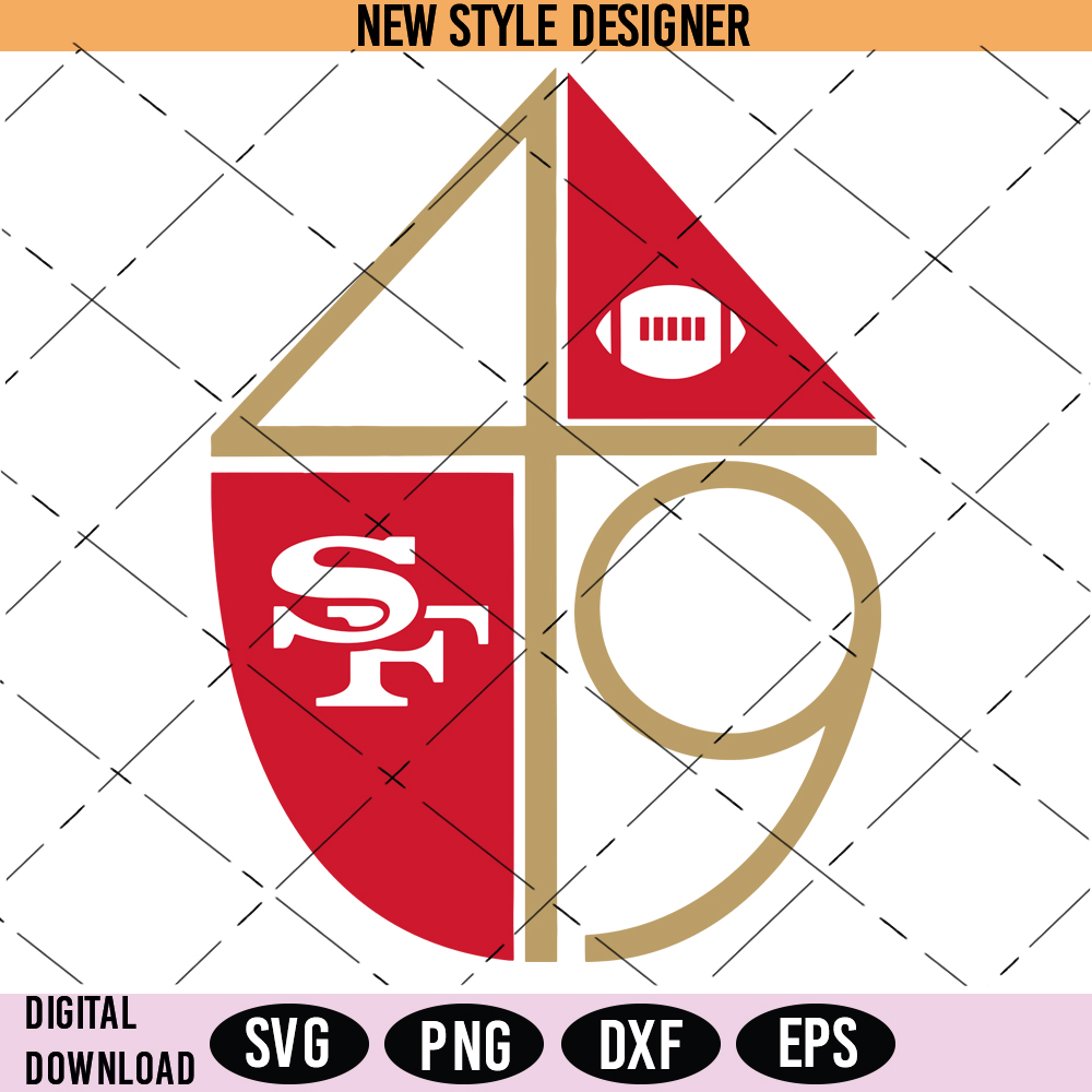 San Francisco 49ers Svg Png, Forty Niners Classic Logo Svg, | Inspire ...