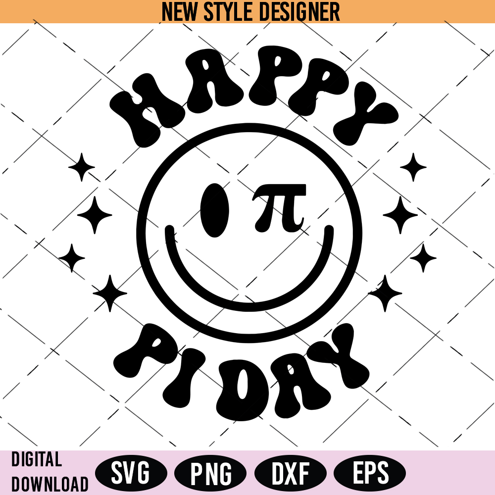 Happy Pi Day Svg, Pi Day Svg, Math Teacher Svg, Pi Day Celeb - Inspire ...