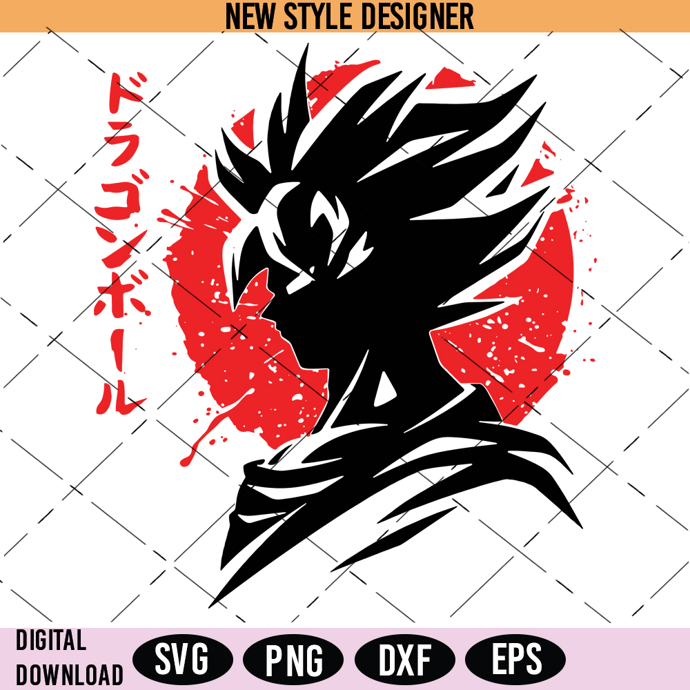 GOKU Svg Png, Dragonball Svg, Anime Character Svg, Anime Svg - Inspire ...