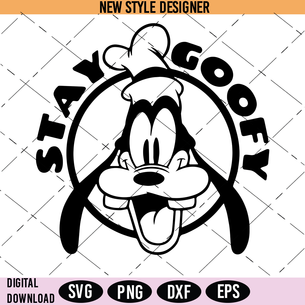 Stay Goofy Svg Png, Disney Character Quote Svg, Positive Quo | Inspire ...