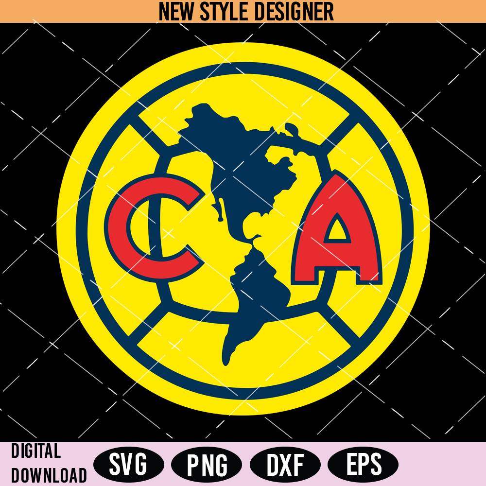 Club America Svg Png, Club America Logo Svg, Mexican Soccer | Inspire ...