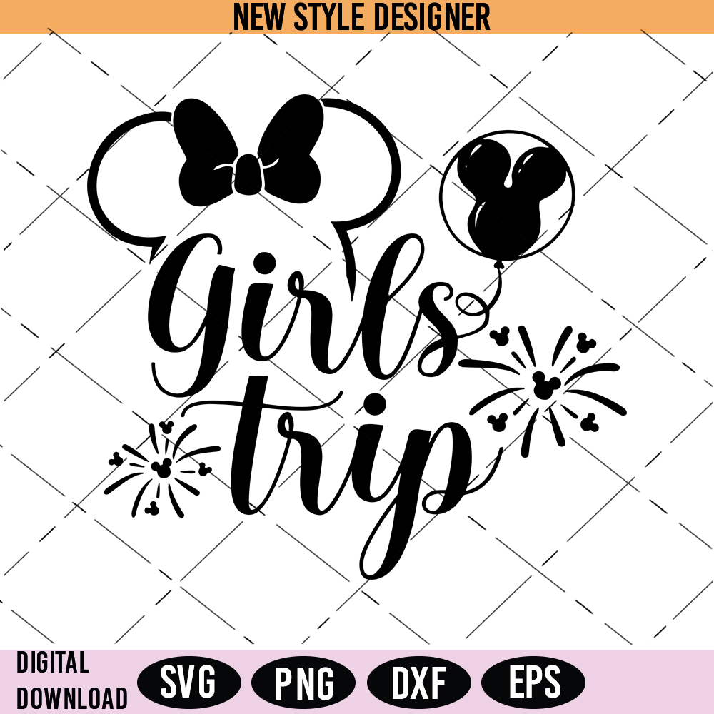 Girls Trip Disneyworld Svg Png, Disneyland Girls Trip Svg, G - Inspire ...