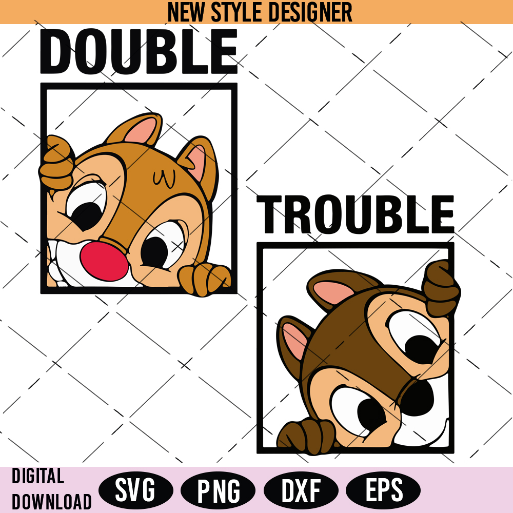 Chip and Dale Svg, Disney Couple Svg, Disney Family Svg, Cri | Inspire ...
