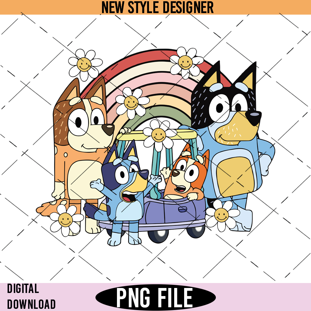 Bluey Family Png, Bluey Png, Bluey Bingo Png, Digital Downlo | Inspire ...