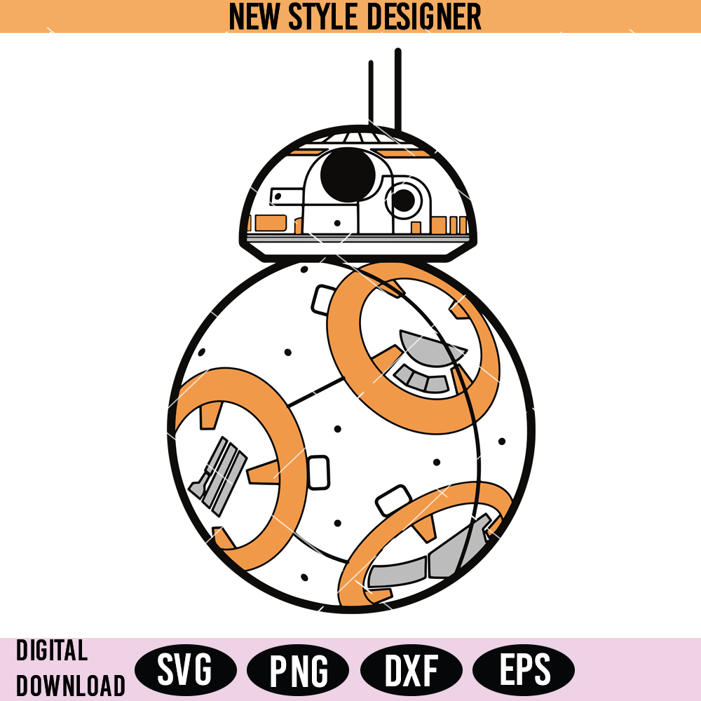Star wars bb8 bb-8 Svg Svg, Star Wars BB8 SVG, BB 8 droid Sv | Inspire ...