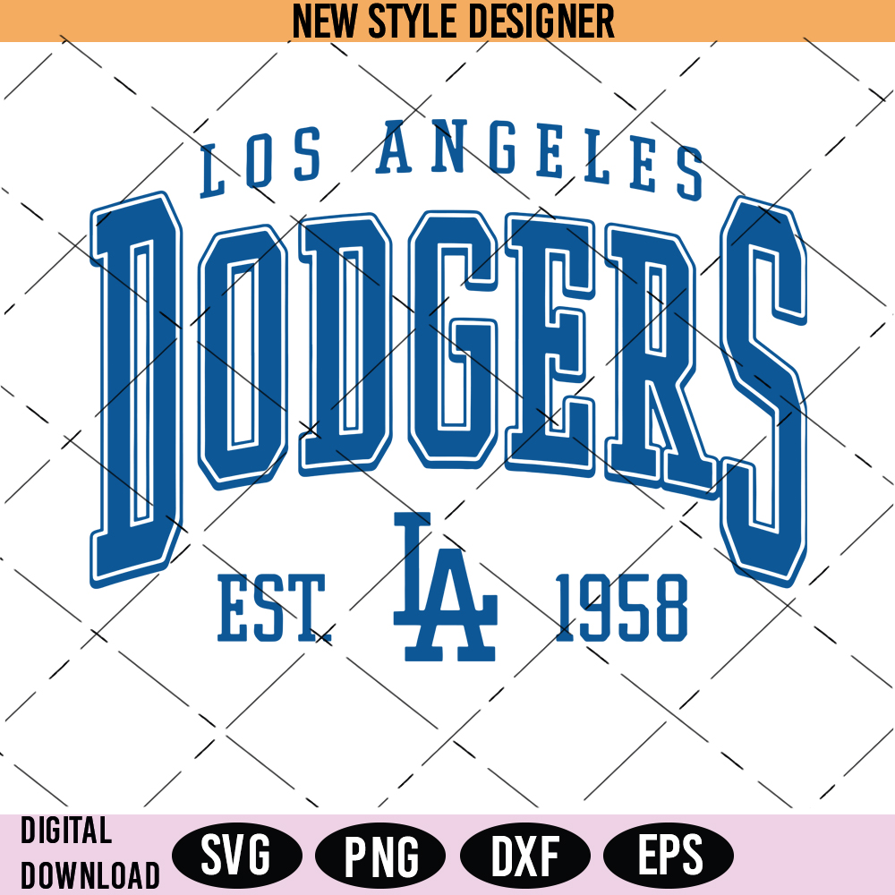 Dodgers Svg Png, Baseball Svg, distressed svg, Cricut File, | Inspire ...