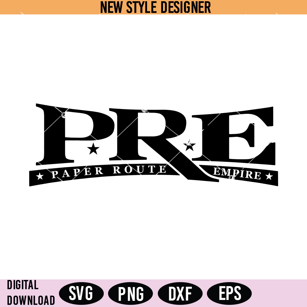 PRE Paper Route Empire Svg Png, Young Dolph Svg, Rap Svg, In | Inspire ...
