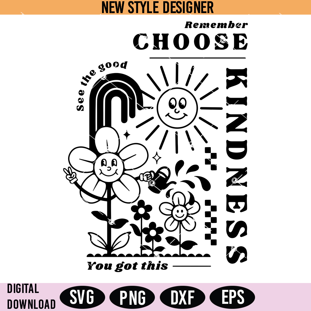 Choose Kindness Svg | Inspire Uplift