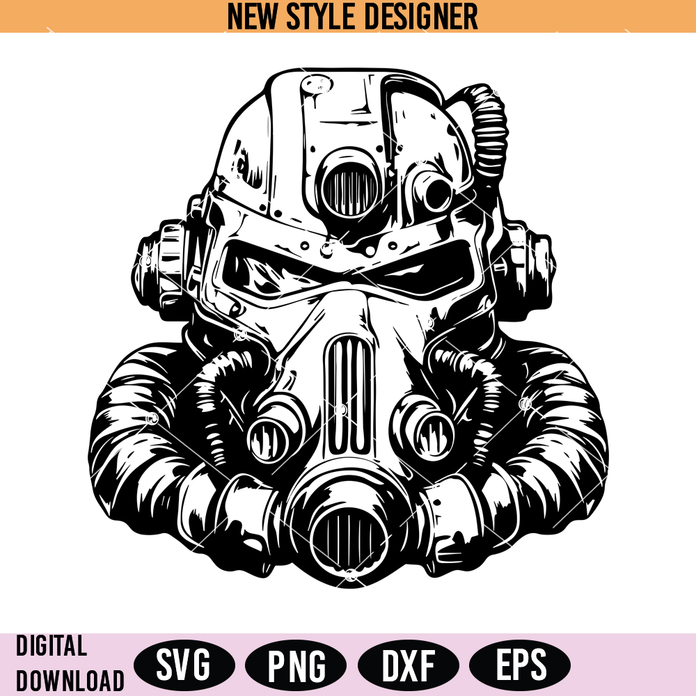 Fallout Mask Svg Png, Fallout Shelter SVG, Instant Download | Inspire ...