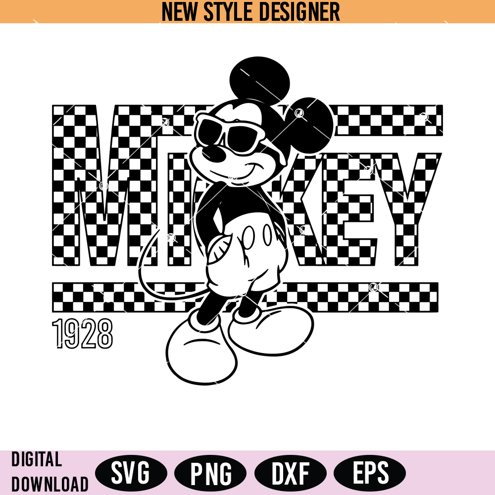 Checkered Mouse Poses Svg, Mouse Friend Svg, Png, Digital Do - Inspire ...