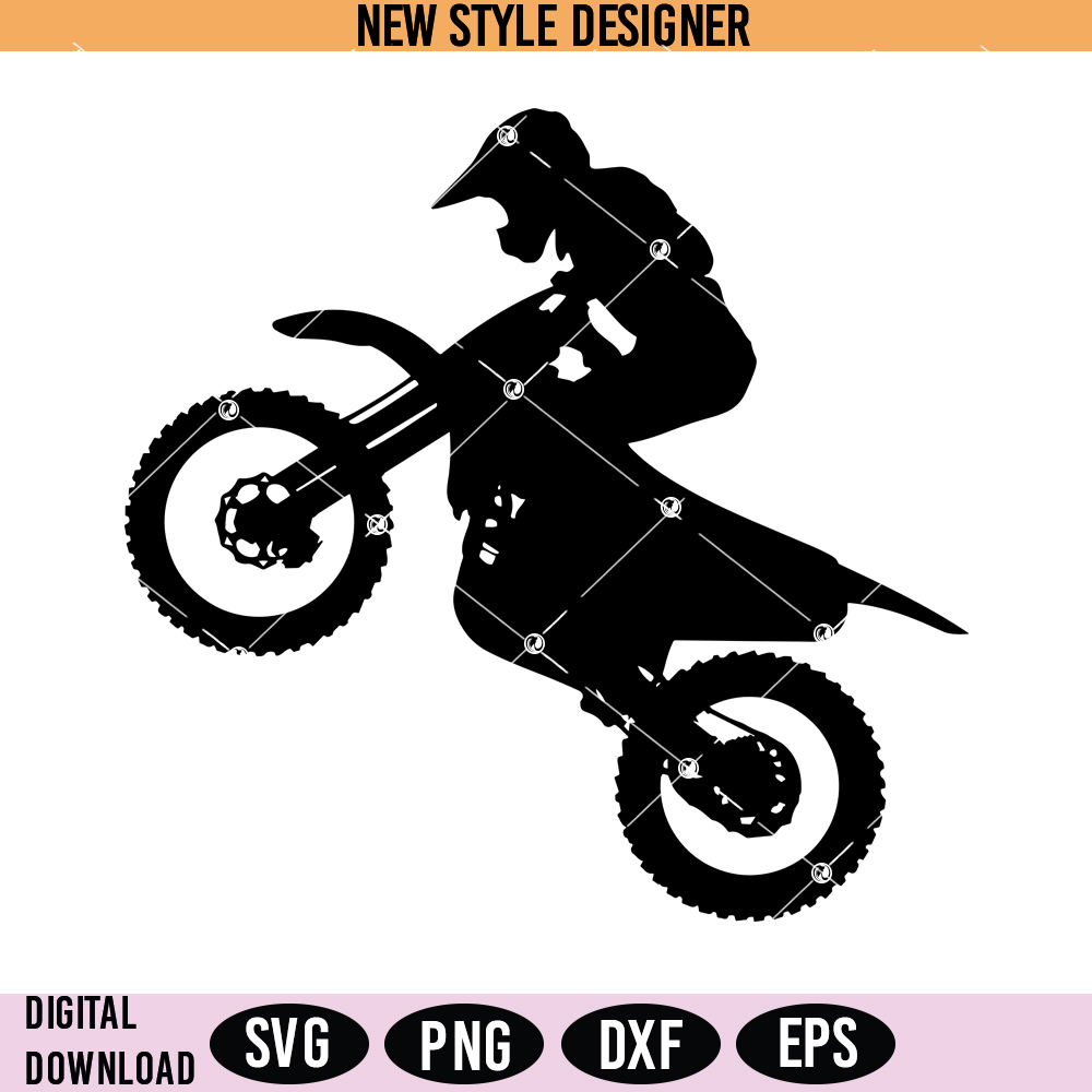 Motocross Rider Svg, dirt bike svg, motorcycle racing svg, P | Inspire ...