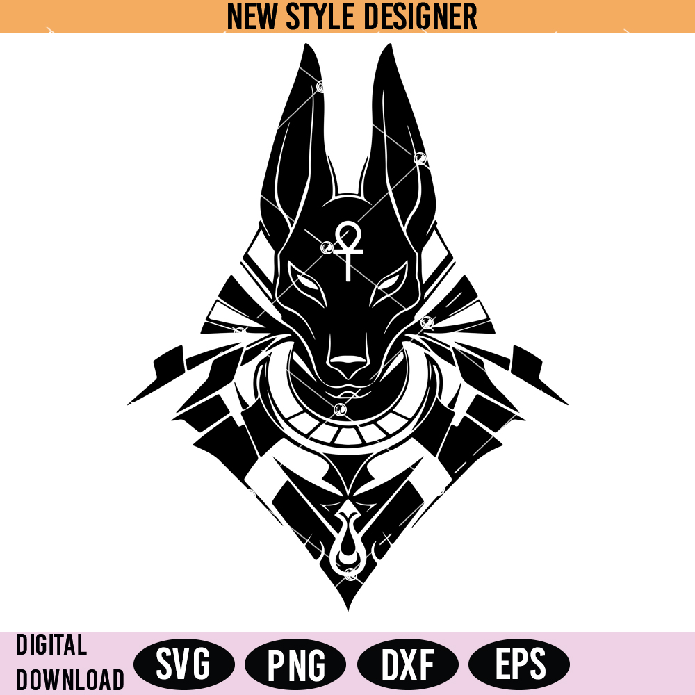 Anubis Svg Png, pharaoh svg, Egyptian Mythology Svg, Instant | Inspire ...
