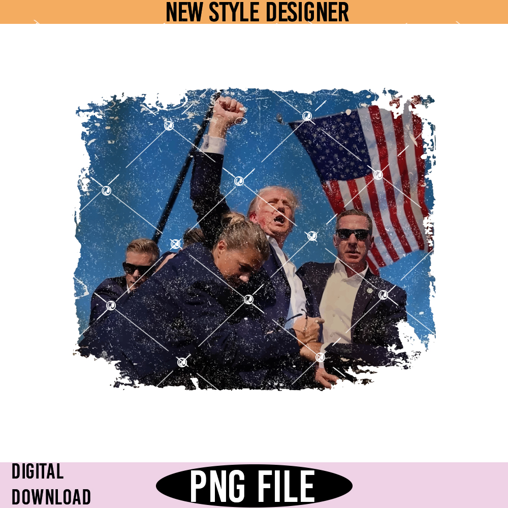 Trump Assasination Png Design, Trump Shot, Trump Design, Dig | Inspire ...