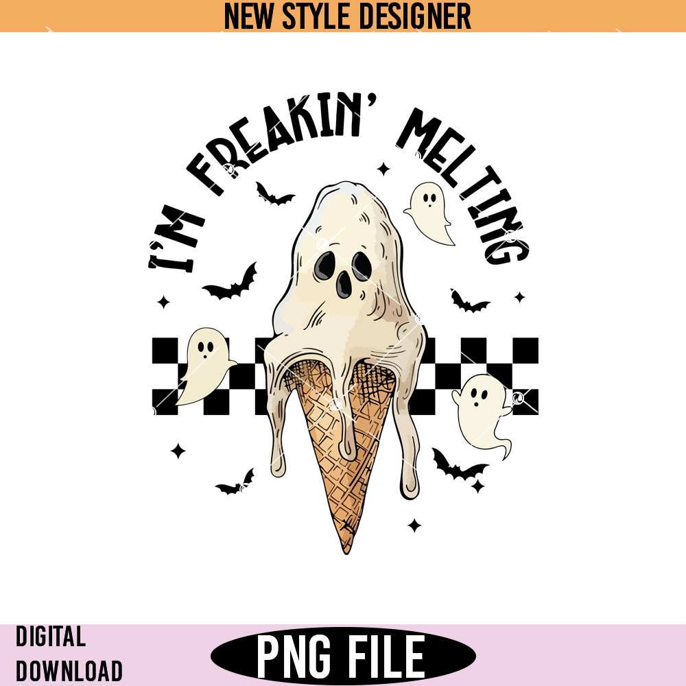 Im Freakin Melting Png, Ghost png, Halloween Gothic summer P | Inspire ...