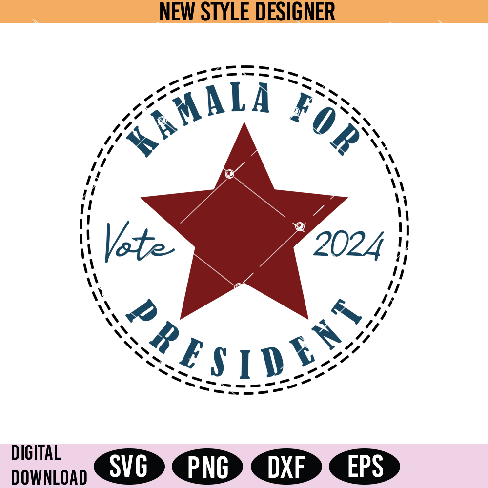 Kamala Harris for President Svg Png, Kamala Harris President | Inspire ...