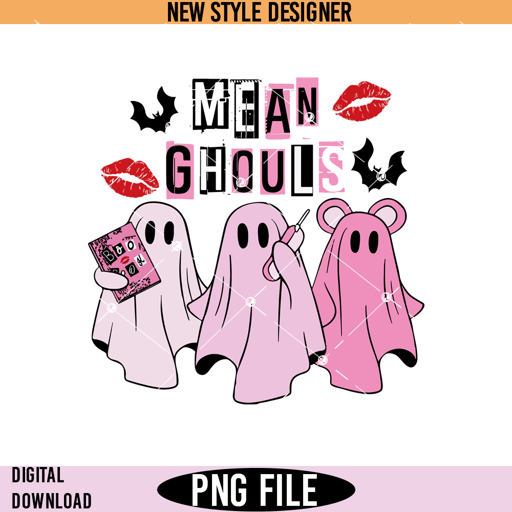 Mean Ghost Png, Cute Ghost Png, Pink Ghost png, Spooky Pumpk | Inspire ...