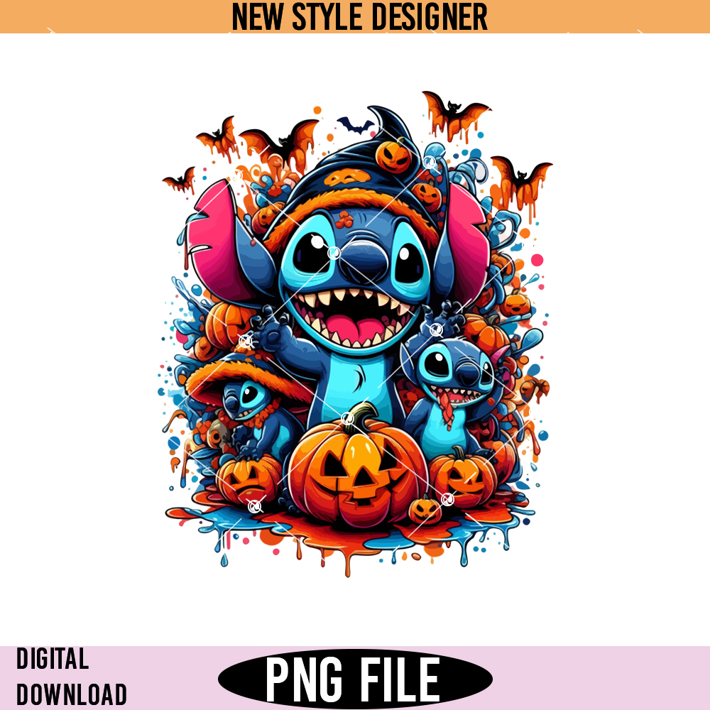 Stitch Halloween Png, Disney Stitch Halloween Png, Stitch Sp | Inspire ...