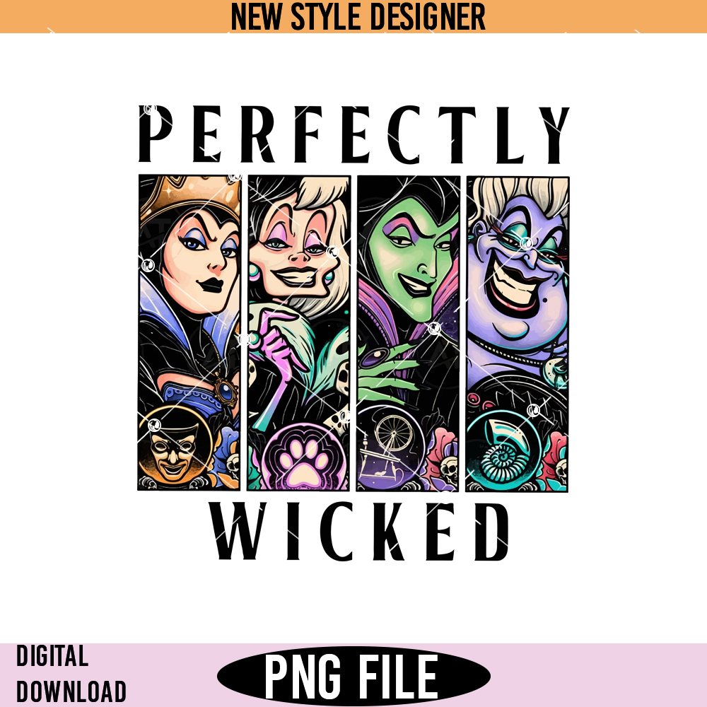 Perfectly Wicked Bad Witches Club Png, Villain Gang Png, Tri | Inspire ...