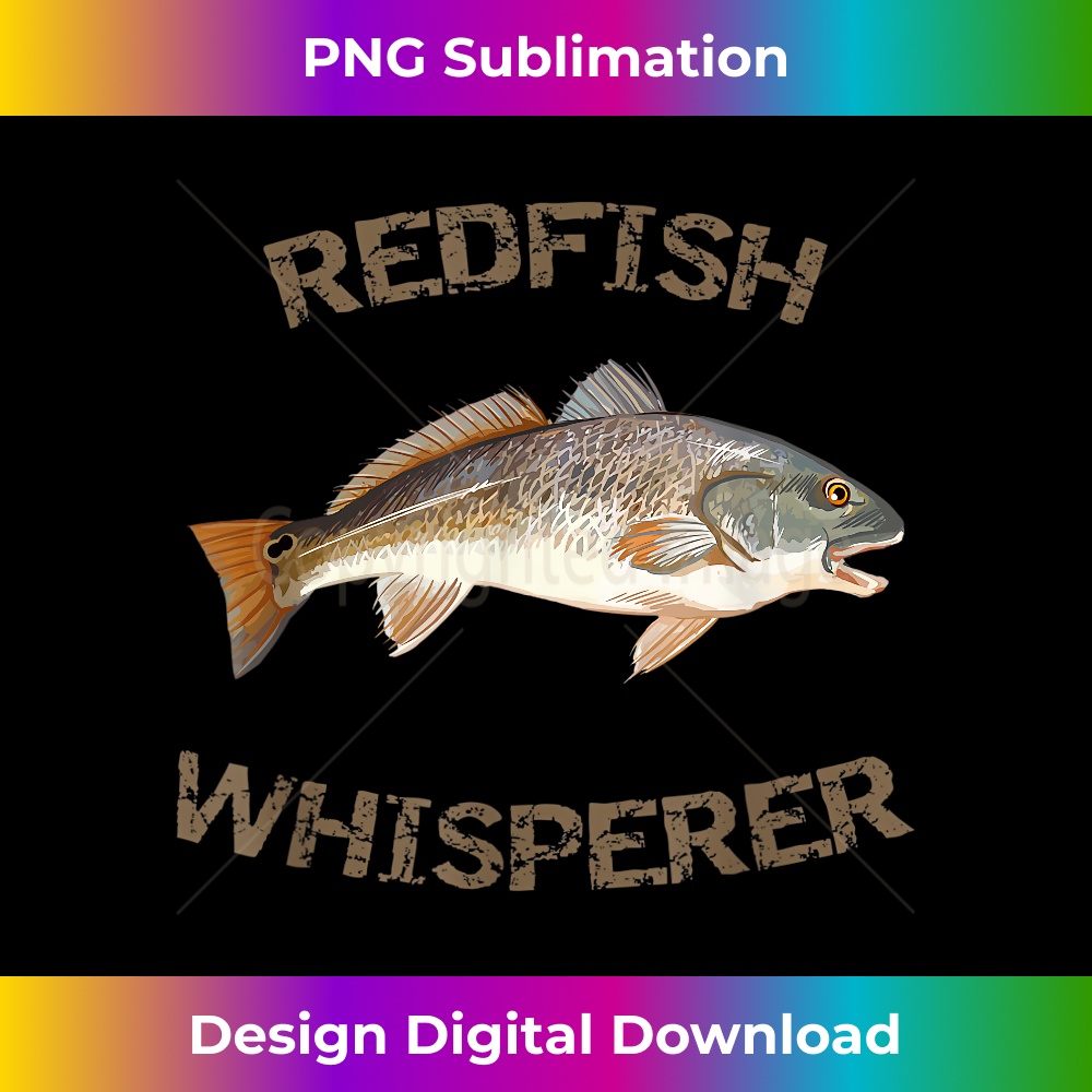 Redfish Whisperer Red Drum Fish Redfish - Contemporary PNG S | Inspire ...