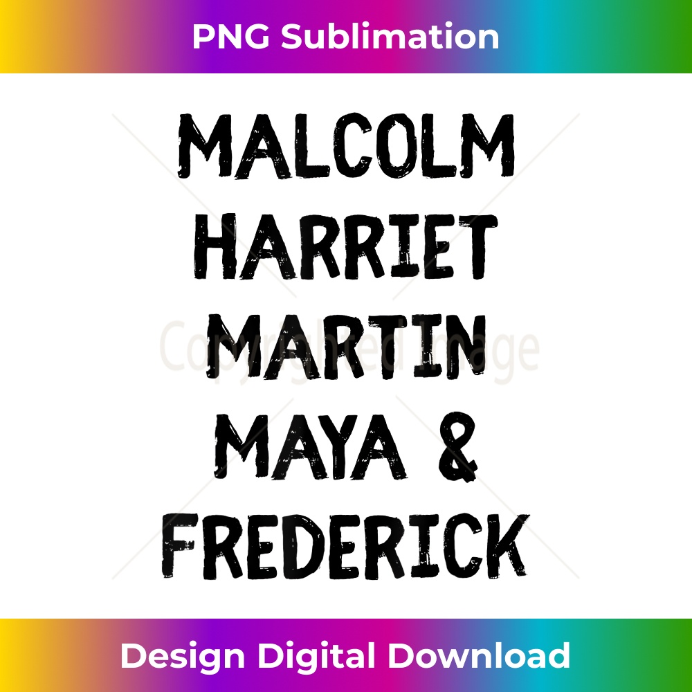 Kids Black History Malcolm Harriet Martin Maya Frederick - E | Inspire ...