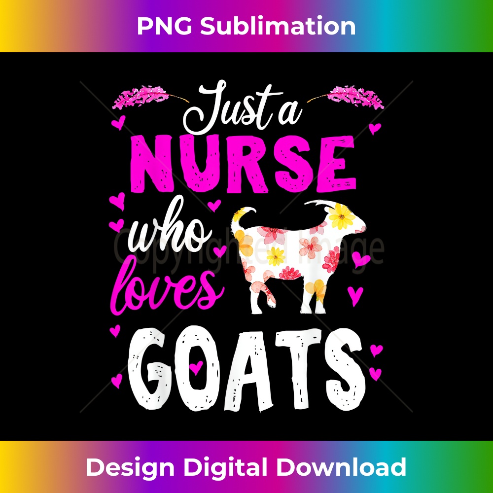 Nurse Who Loves Goats Cute Funny RN CNA LPN Student Gift - A - Inspire ...