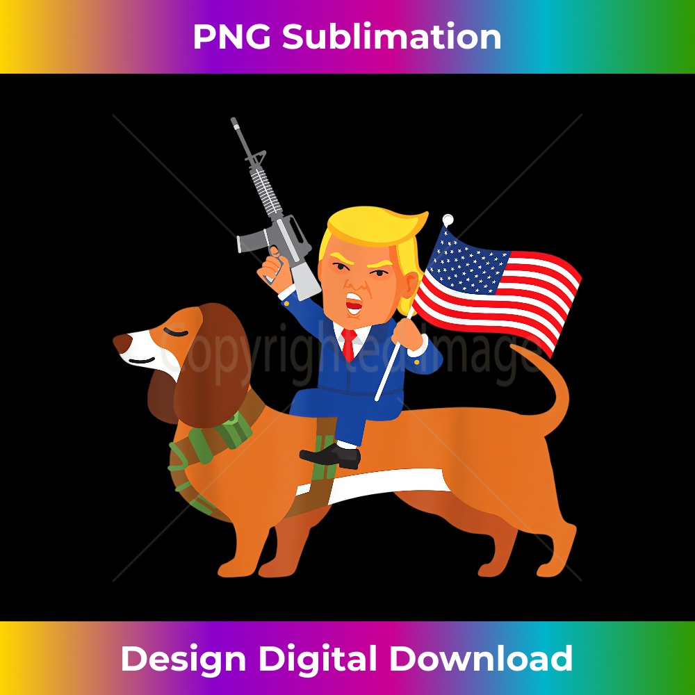 Trump Dachshund Gun Merica 2020 Election MAGA Dog Mom Gift - | Inspire ...