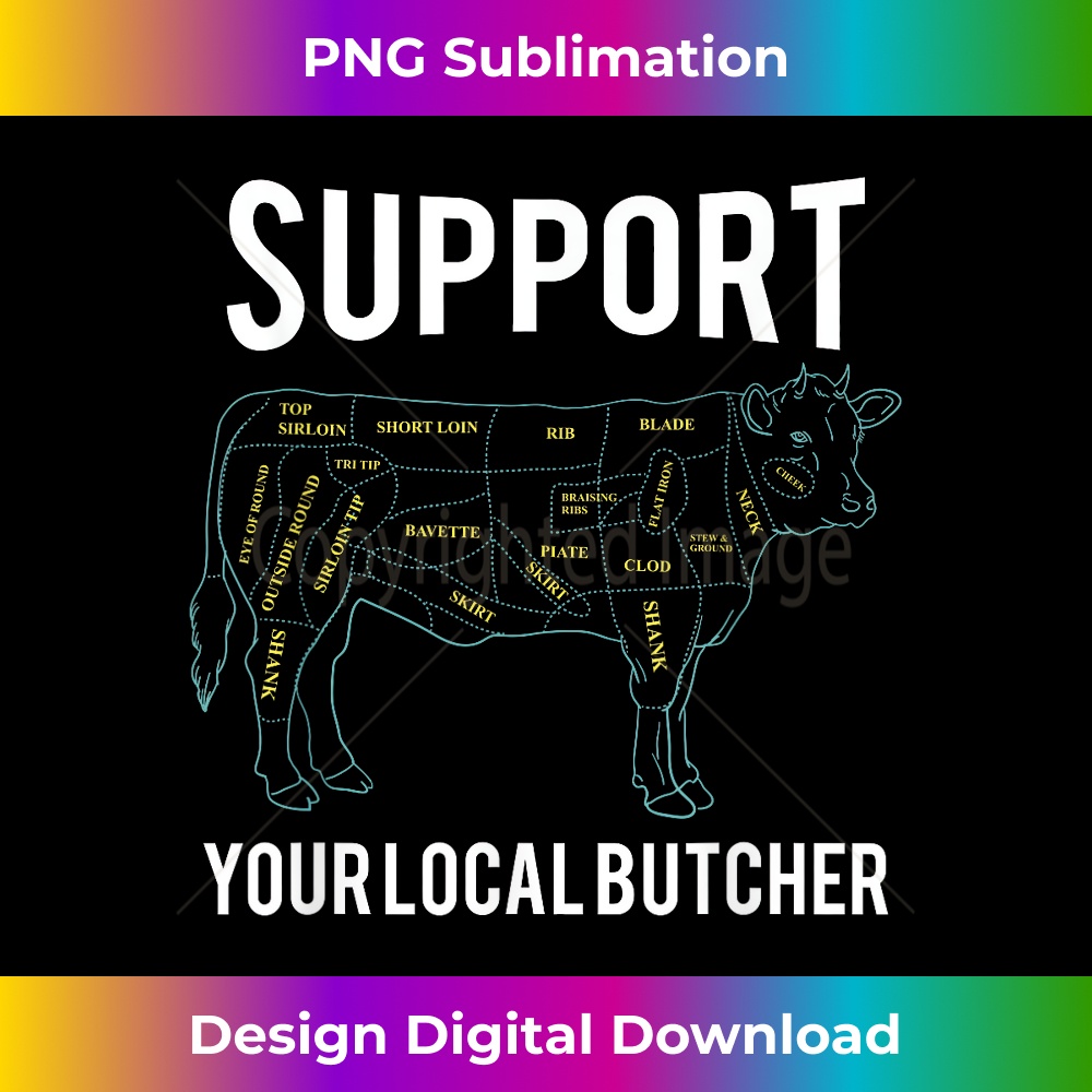 Cow Butcher Beef Cuts Diagram - Support Your Local Butcher - | Inspire ...