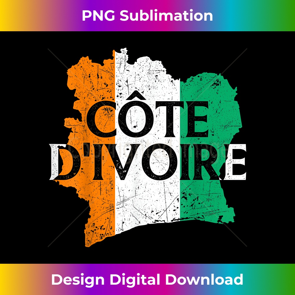 Cote d'Ivoire Country Map Flag Proud Ivorian Patriotic - Del | Inspire ...