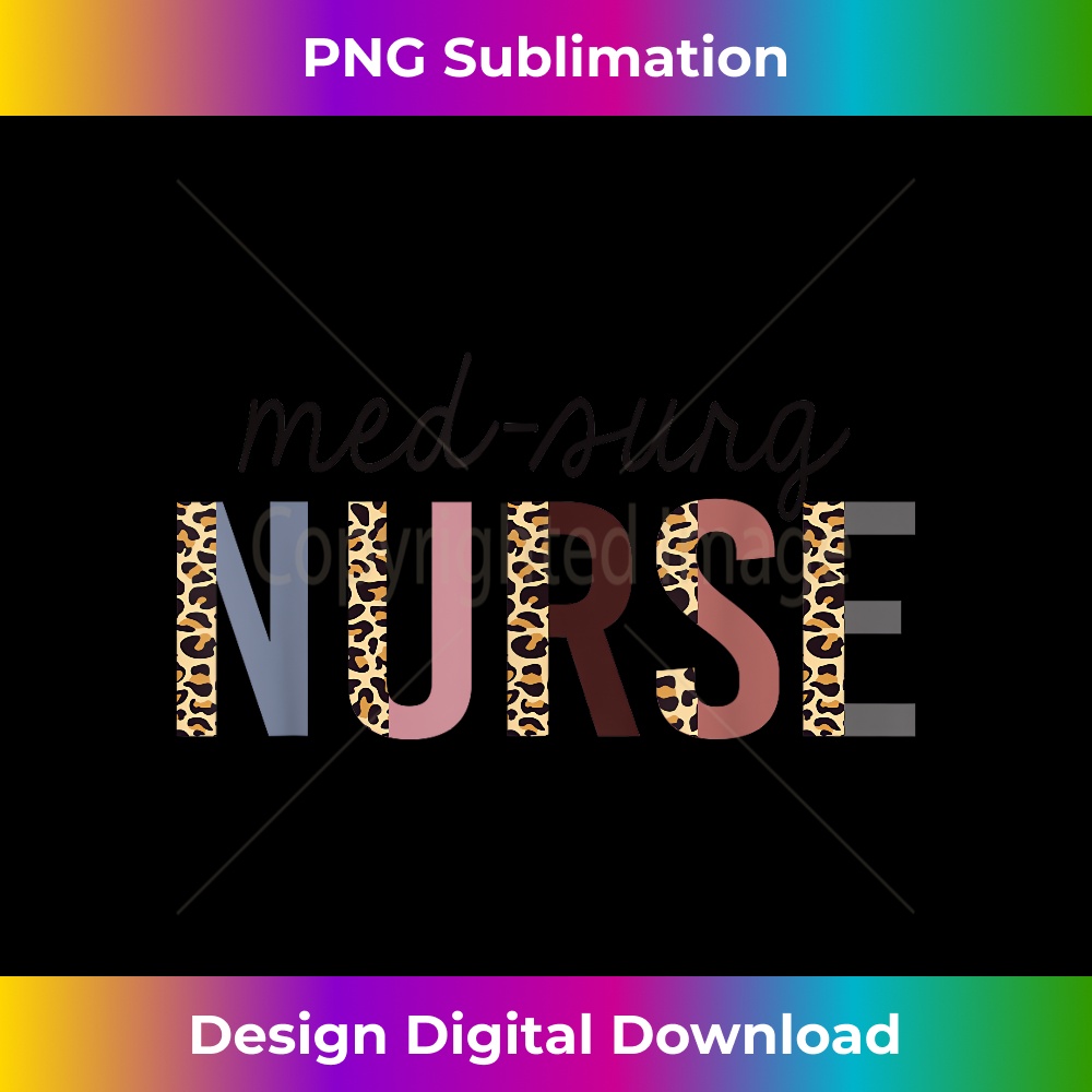 Med Surg Nurse Leopard Print Surgical Nursing School Women - | Inspire ...