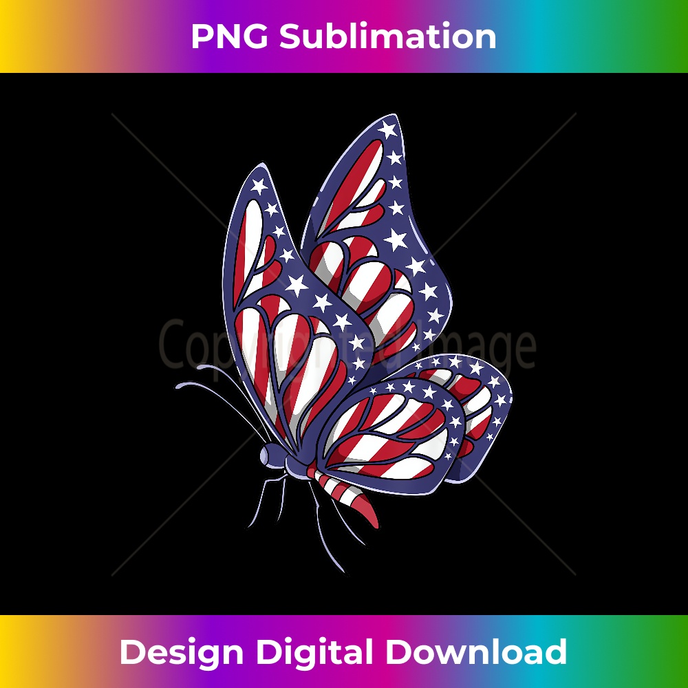 Patriotic Butterfly American 4th of July Butterfly USA Flag | Inspire ...